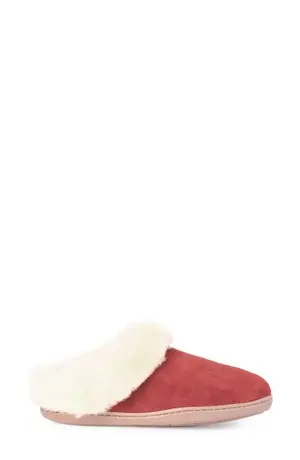 Minnetonka Genuine Shearling Mule