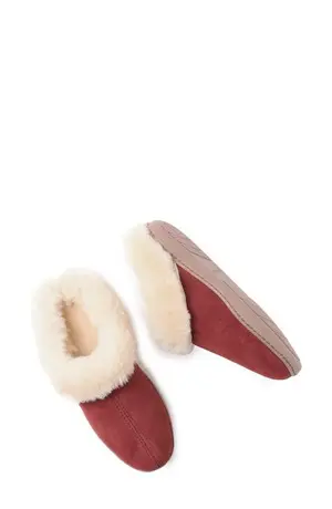 Minnetonka Genuine Shearling Mule