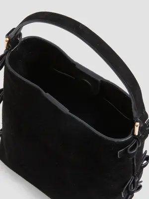 Simkhai Beau Mini Suede Bucket Bag