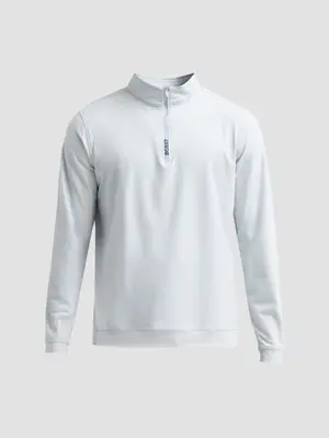 Boast Greenwich Quarter-zip Sweatshirt - Cloud Heather