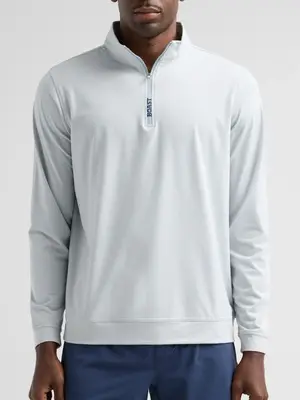 Boast Greenwich Quarter-zip Sweatshirt - Cloud Heather