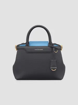 MAISON DE SABRE Palais Mini Top Handle Bag Graphite Sky
