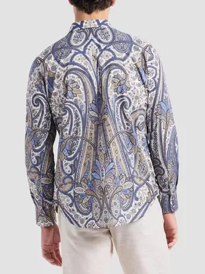 Robert Graham The Lansky Look Paisley Metallic Shirt