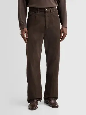 FRAME The Baggy Corduroy Wide-leg Jeans