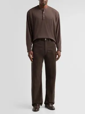 FRAME The Baggy Corduroy Wide-leg Jeans