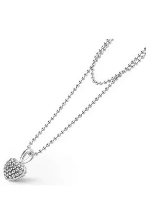Lagos Signature Caviar Heart Pendant Necklace