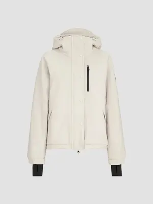 Brunello Cucinelli Bonded Techno Fabric Hooded Mountain Coat - Panama
