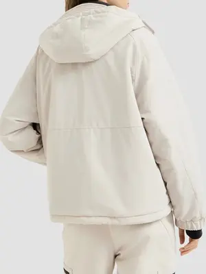 Brunello Cucinelli Bonded Techno Fabric Hooded Mountain Coat