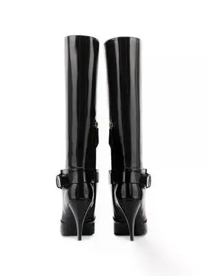 LANVIN Buckle-detail Knee-high Boots - Black