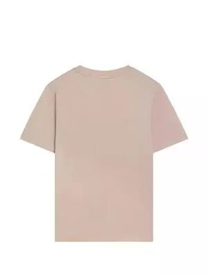 Max Mara Logo-embroidered T-shirt - Neutrals