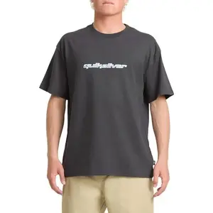 Quiksilver Mercury Chrome Logo Graphic Tee - Phantom
