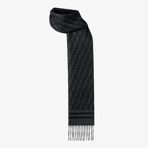 Fendi Ff Scarf - Grey