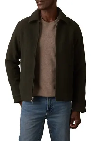 THE NORMAL BRAND Harrison Felted Wool Blend Jacket