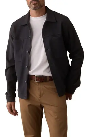 THE NORMAL BRAND Comfort Terry All Day Jacket - Navy