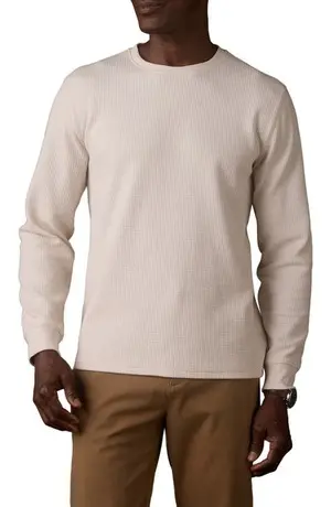 THE NORMAL BRAND Thermal Crewneck Sweater - Fossil