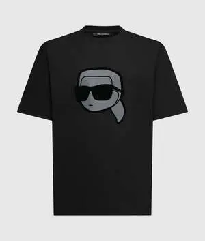Karl Lagerfeld Large Ikon T-shirt - Black