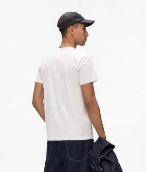 Karl Lagerfeld Slim Shadow Logo T-shirt - White