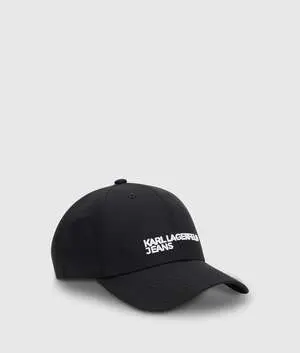 Karl Lagerfeld Box Logo Cap - Black
