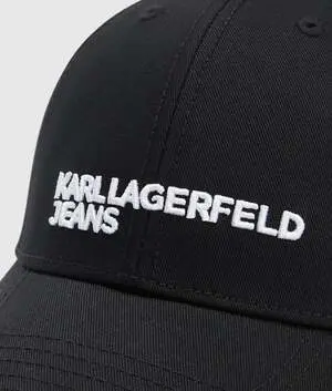 Karl Lagerfeld Box Logo Cap - Black