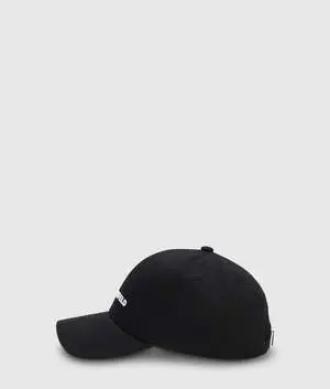 Karl Lagerfeld Box Logo Cap - Black