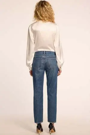 Ramy Brook Milla Low-rise Tapered Jean
