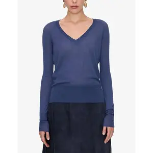 JOSEPH Cetus V-neck Cashmere Top