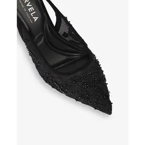 Carvela Positano Low Lace Slingbacks