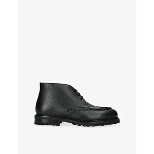 MORJAS The Moc Toe Leather Chukka Boots - Black