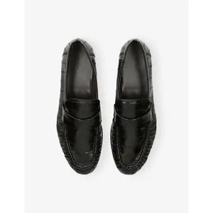 THE ROW Soft Eel Leather Loafers