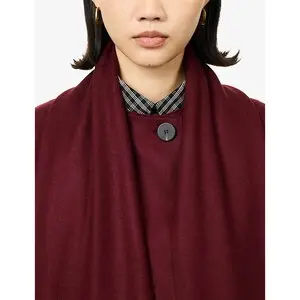 Harris Wharf London Scarf Wool-cashmere Blend Jacket