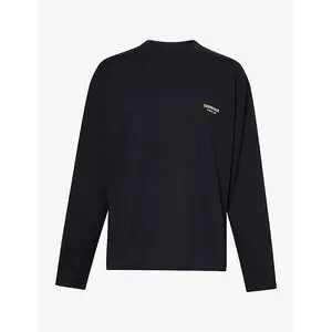 Fear Of God Classic Long-sleeve Cotton T-shirt - Black