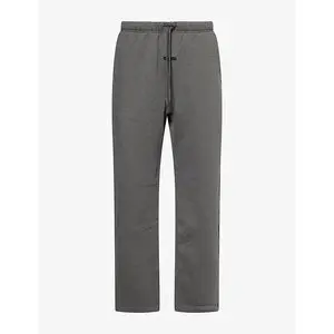 Fear Of God Relaxed-fit Zip-cuffs Cotton-blend Jogging Bottoms - Ash Heather