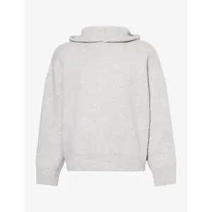 MKI MIYUKI ZOKU Double Boxy-fit Woven Knit Hoody - Ash