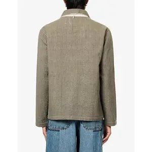 KARTIK RESEARCH Kantha Embroidered Cotton Jacket