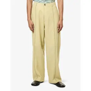 KARTIK RESEARCH Sultan Wide-leg Wool Trousers