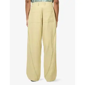 KARTIK RESEARCH Sultan Wide-leg Wool Trousers
