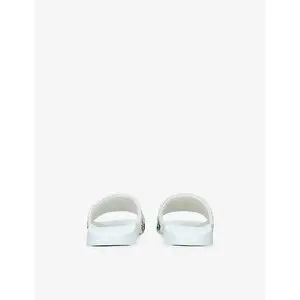 Casablanca Embroidered Terry And Rubber Pool Sliders