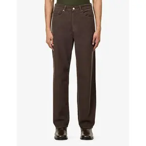 FRAME The Baggy Wide-leg Cotton Trousers