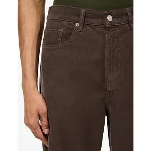 FRAME The Baggy Wide-leg Cotton Trousers