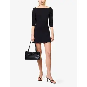 REFORMATION Marceline Knit Stretch-cotton Mini Dress