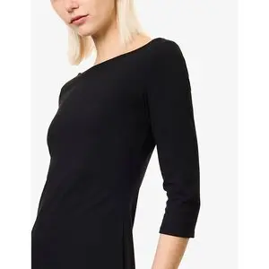 REFORMATION Marceline Knit Stretch-cotton Mini Dress