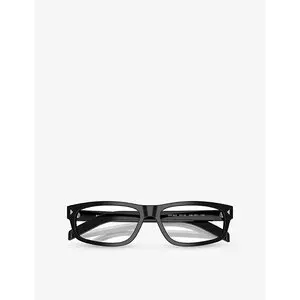 Prada Pr B02v Rectangle-frame Acetate Optical Glasses