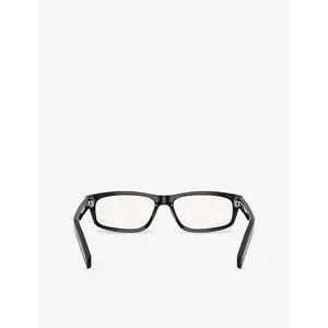 Prada Pr B02v Rectangle-frame Acetate Optical Glasses