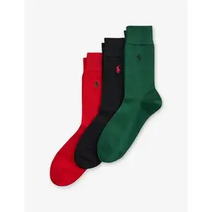 Polo Ralph Lauren 3-pack Cotton-blend Trouser Socks