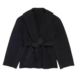 Balenciaga Short Wrap Coat