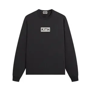 Kith Vancouver Geometric Long Sleeve Tee - Black