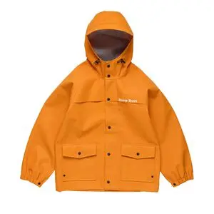 DENIM TEARS Stüssy Tears Fishing Slicker Jacket - Orange