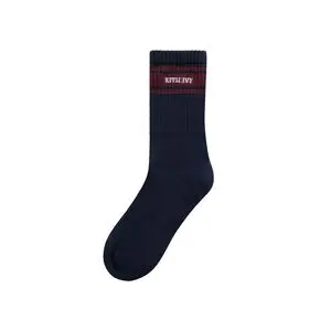 Kith Ivy For Wilson Striped Crew Socks 'nocturnal - Blue