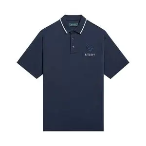 Kith Ivy Tipped Polo 'nocturnal - Blue