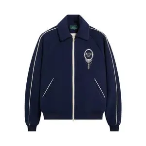 Kith Ivy Wool Varsity Jacket 'nocturnal - Blue